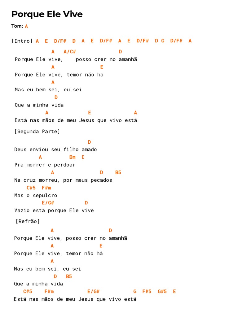 Porque Ele Vive-André Valadão | PDF