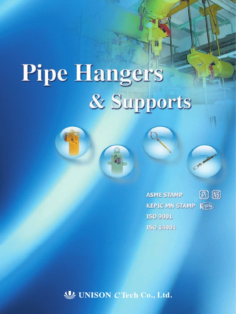 (CAT) 유니슨 - Pipe Hangers & Supports | Download Free PDF | Pipe (Fluid ...