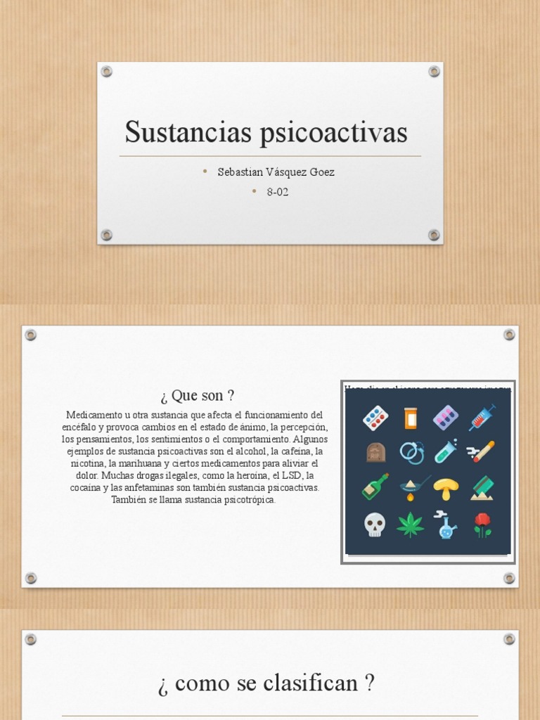 Sustancias Psicoactivas | PDF