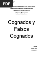 50 Ejemplos de Falsos Cognados en Inglés y Español | PDF | Lingüística ...