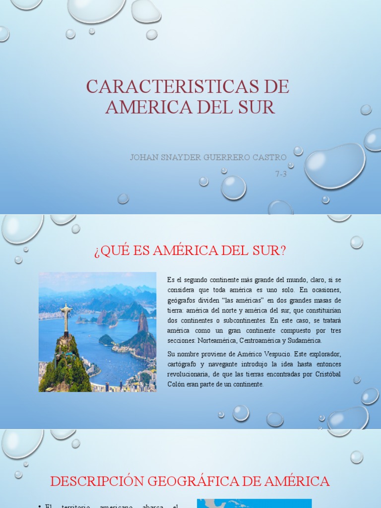 America Del Sur | PDF | Américas | Clima
