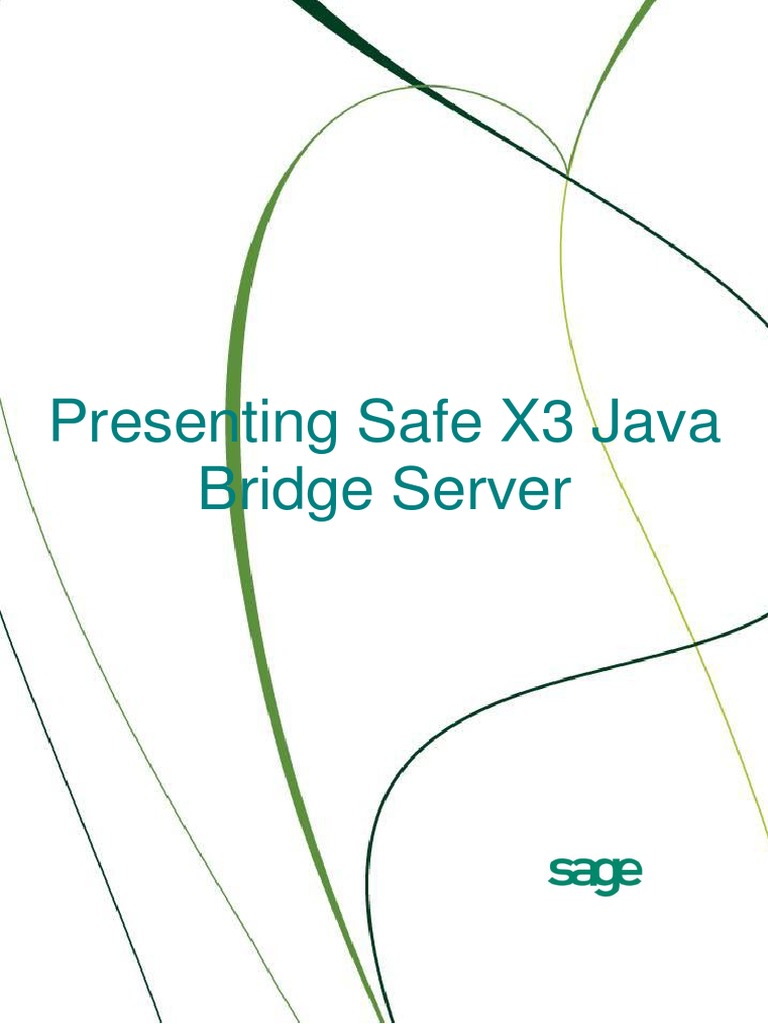 Presenting Safe X3 Java Bridge Server | PDF | Eclipse (Software) | Java (Programming Language)
