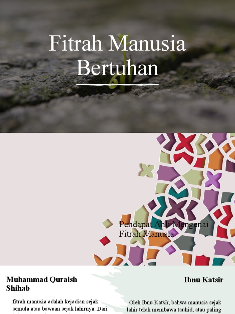 Fitrah Manusia Bertuhan | PDF | Agama & Spiritualitas