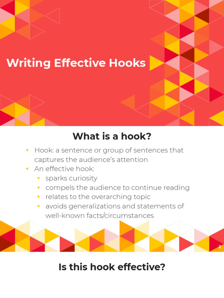 Writing Effective Hooks | PDF | Metaphor | Communication