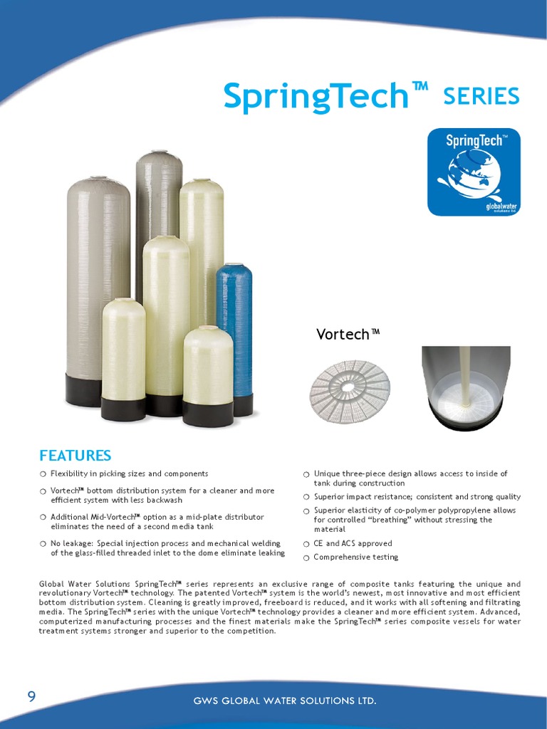SpringTech EN | PDF | Fiberglass | Gallon