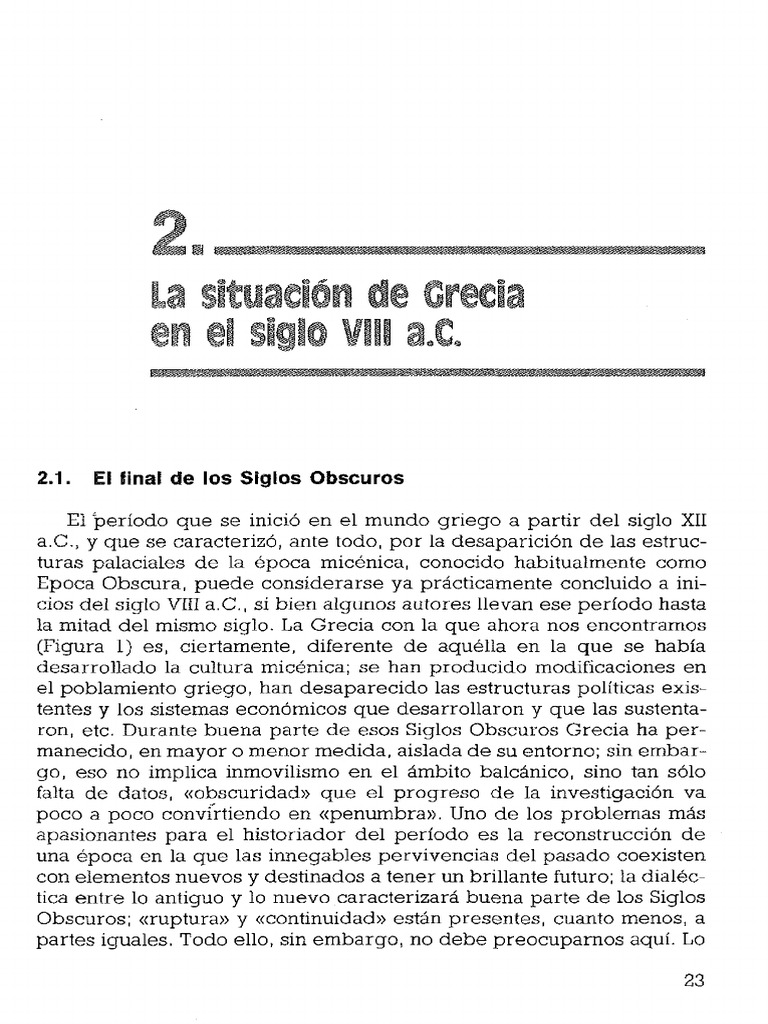Dominguez Monedero La Polis y La Expansion Colonial Griega. Cap 2,3, y 4pdf Páginas 22 132 | PDF ...