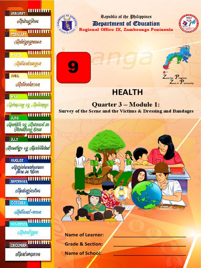 Grade 9 HEALTH Q3 - M1 | PDF | Pulse | Wound