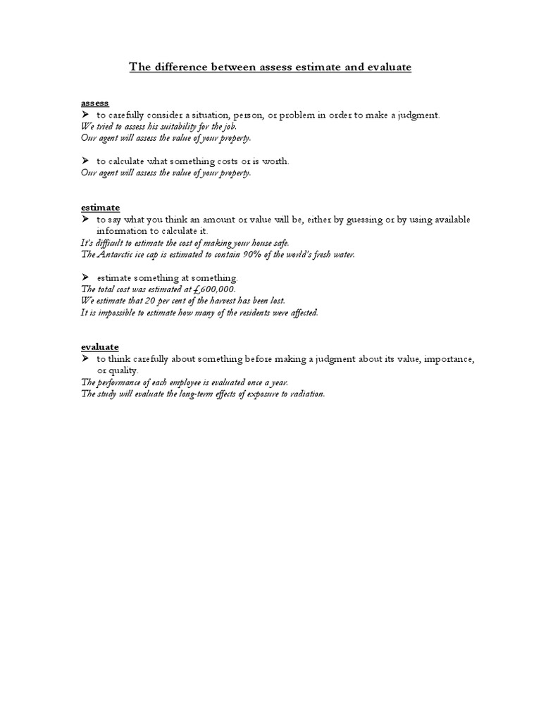 the-difference-between-assess-estimate-and-evaluate-pdf