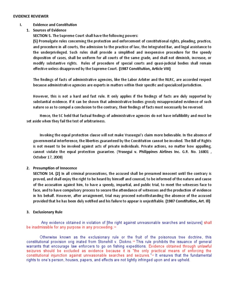 Evidence Reviewer | PDF | Burden Of Proof (Law) | Evidence (Law)
