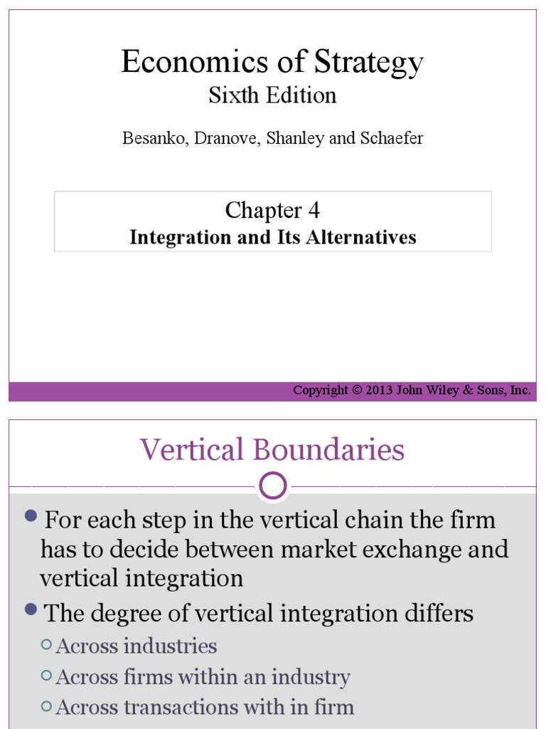Economics of Strategy: Sixth Edition | PDF | Sensitivity And ...