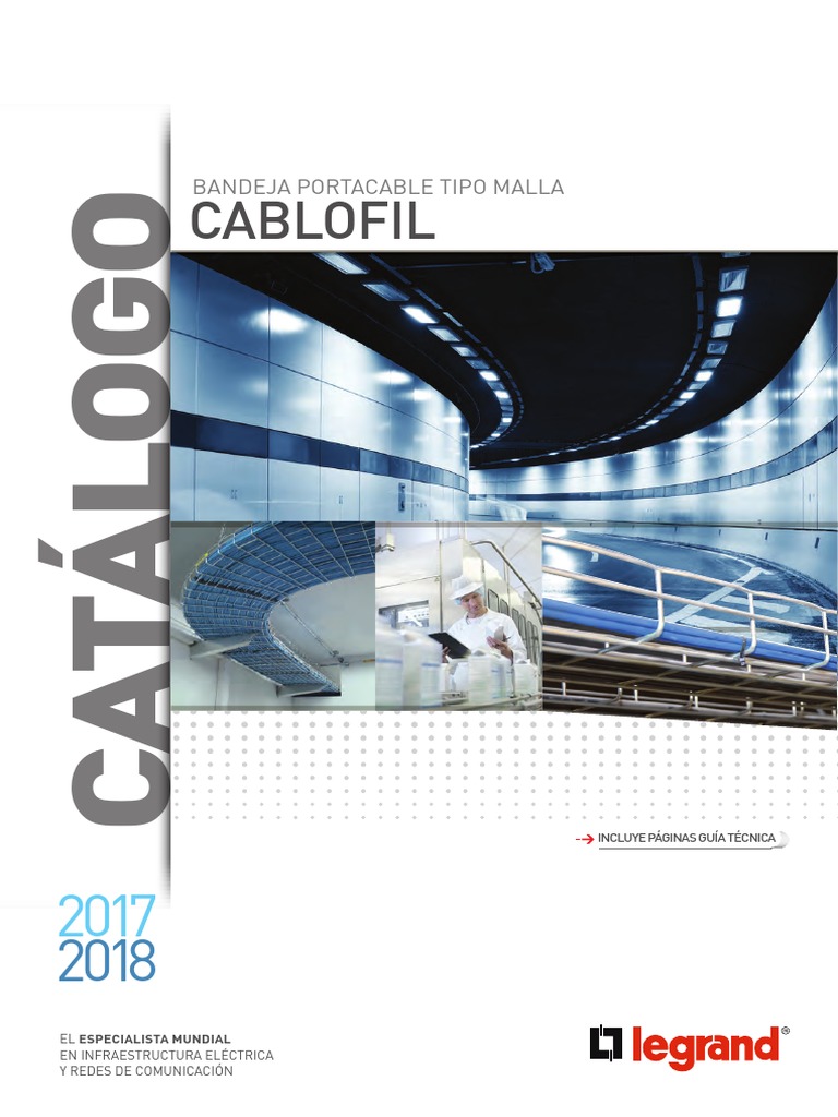 Catalogo Bandeja Portacable Tipo Malla Cablofil | PDF | Corrosión ...