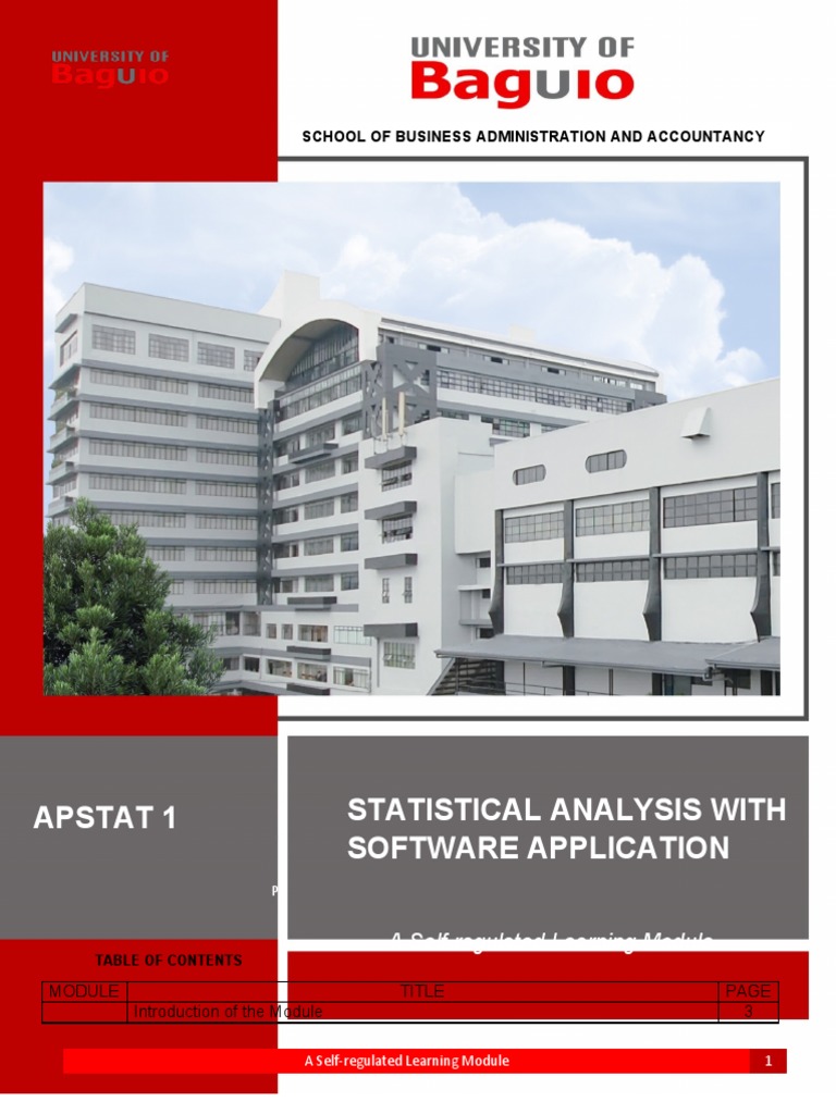 Module - APSTAT - 1st GRADING | PDF | Level Of Measurement | Statistics