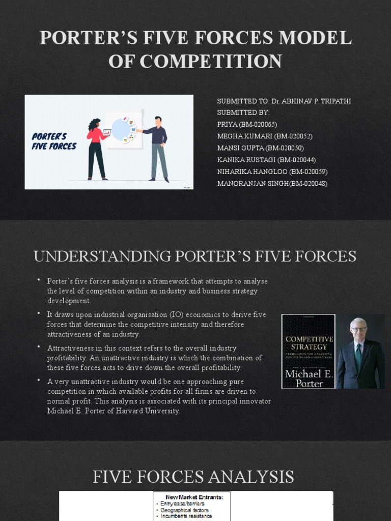 Porter's Five Forces Model of Competition | PDF | Business | Economies