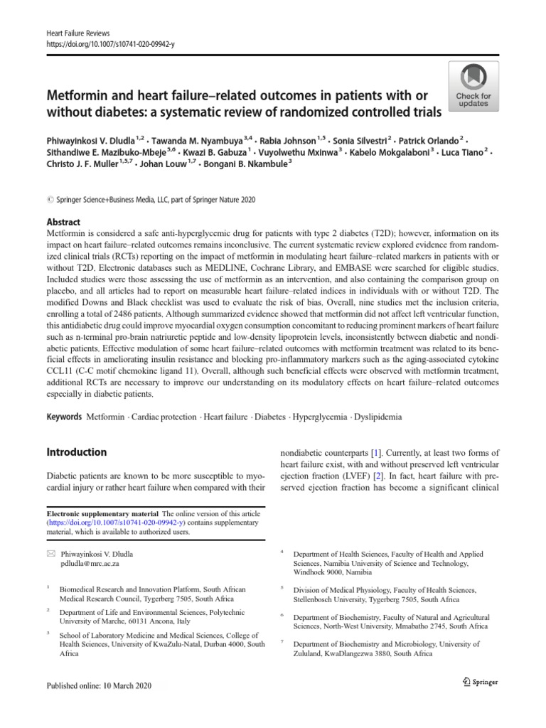 10.1007@s10741 020 09942 y | PDF | Cardiovascular Diseases | Randomized ...