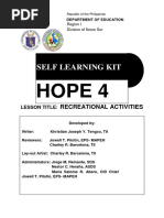 TESDA Self Assessment Guide | PDF