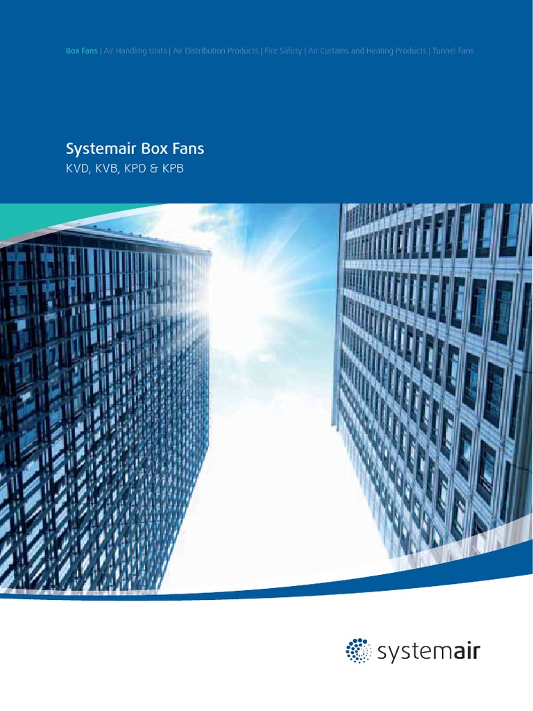Systemair Box Fans: KVD, KVB, KPD & KPB | PDF | Manufactured Goods ...