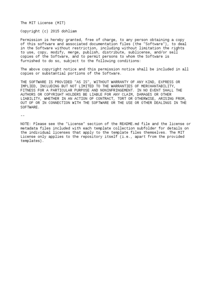 Project License | PDF