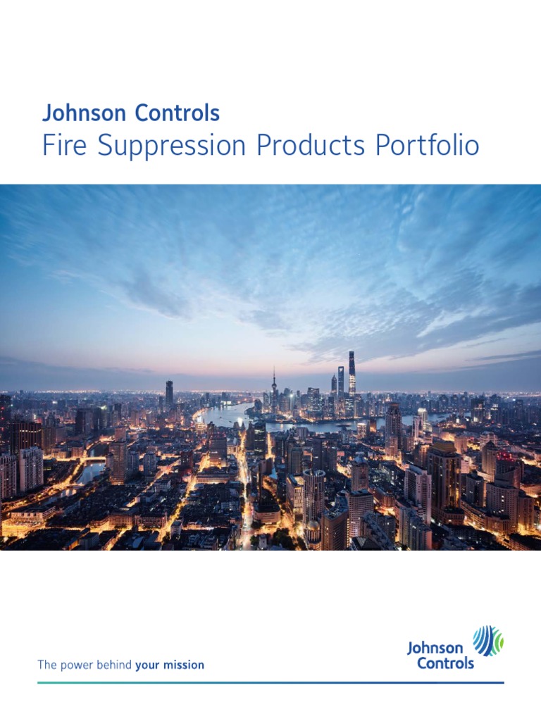 Fire Suppression Products Portfolio: Johnson Controls | PDF | Fire ...