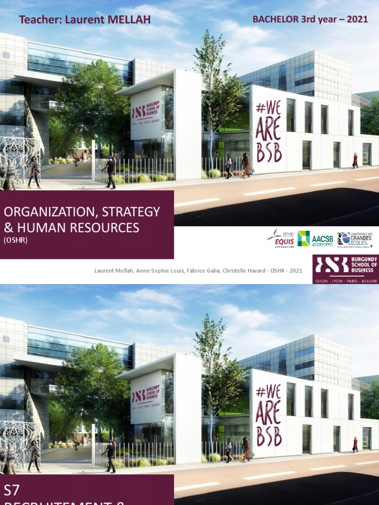 BACH - OSHR - 2021 - Session 7 - Laurent Mellah | PDF | Recruitment ...