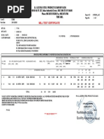 Mill Test Certificate - Example | PDF | Applied And Interdisciplinary ...