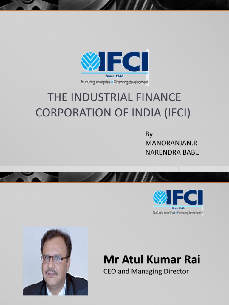 IFCI | PDF | Financial Capital | Economies