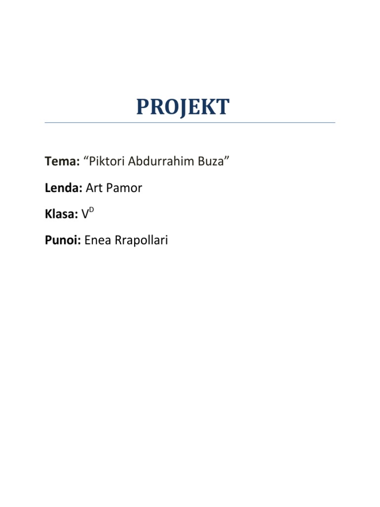 PROJEKTi | PDF