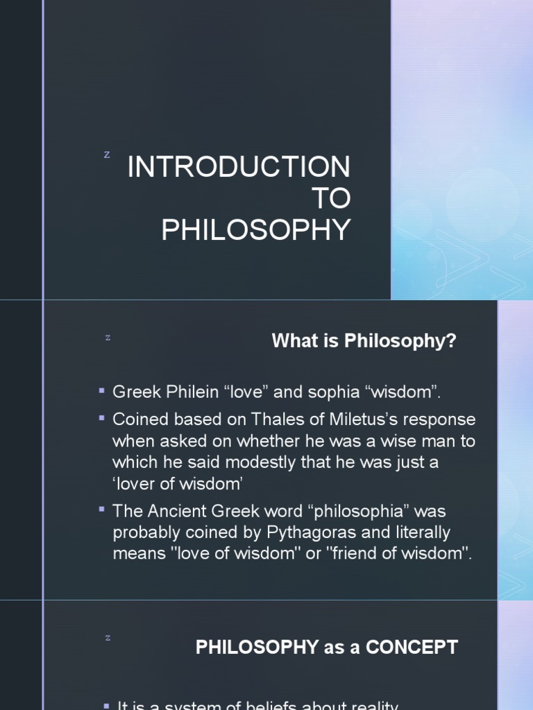 Introduction To Philosophy | PDF | Reality | Philosophical Theories