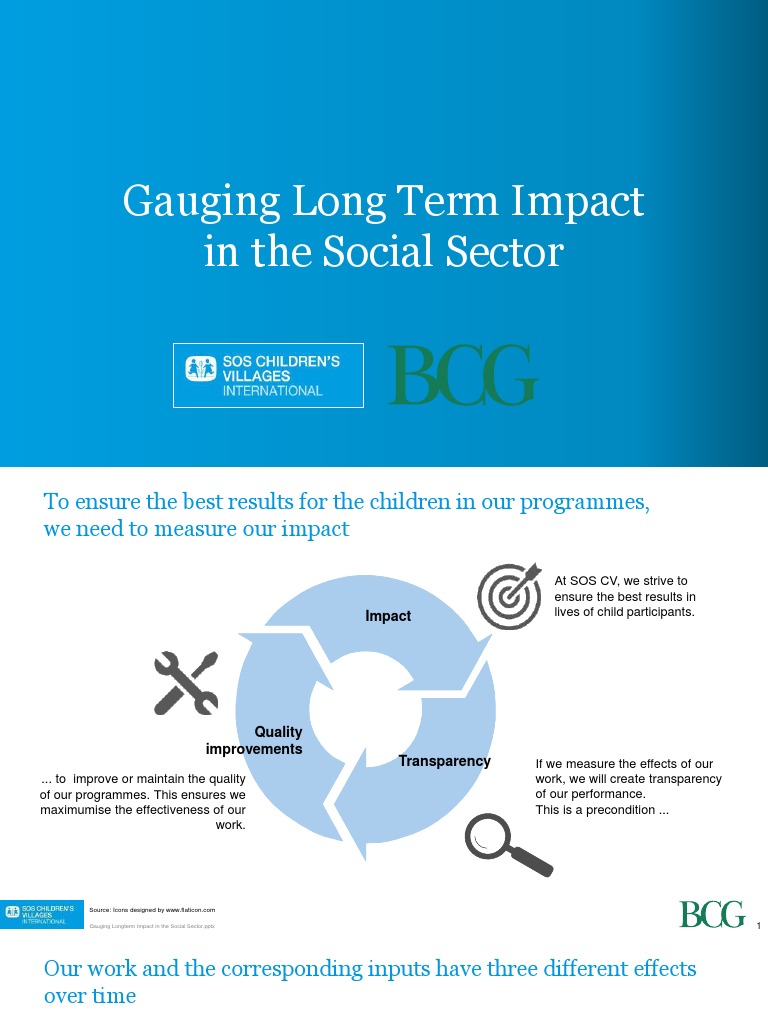 Gauging Long Term Impact in The Social Sector | PDF | Community ...