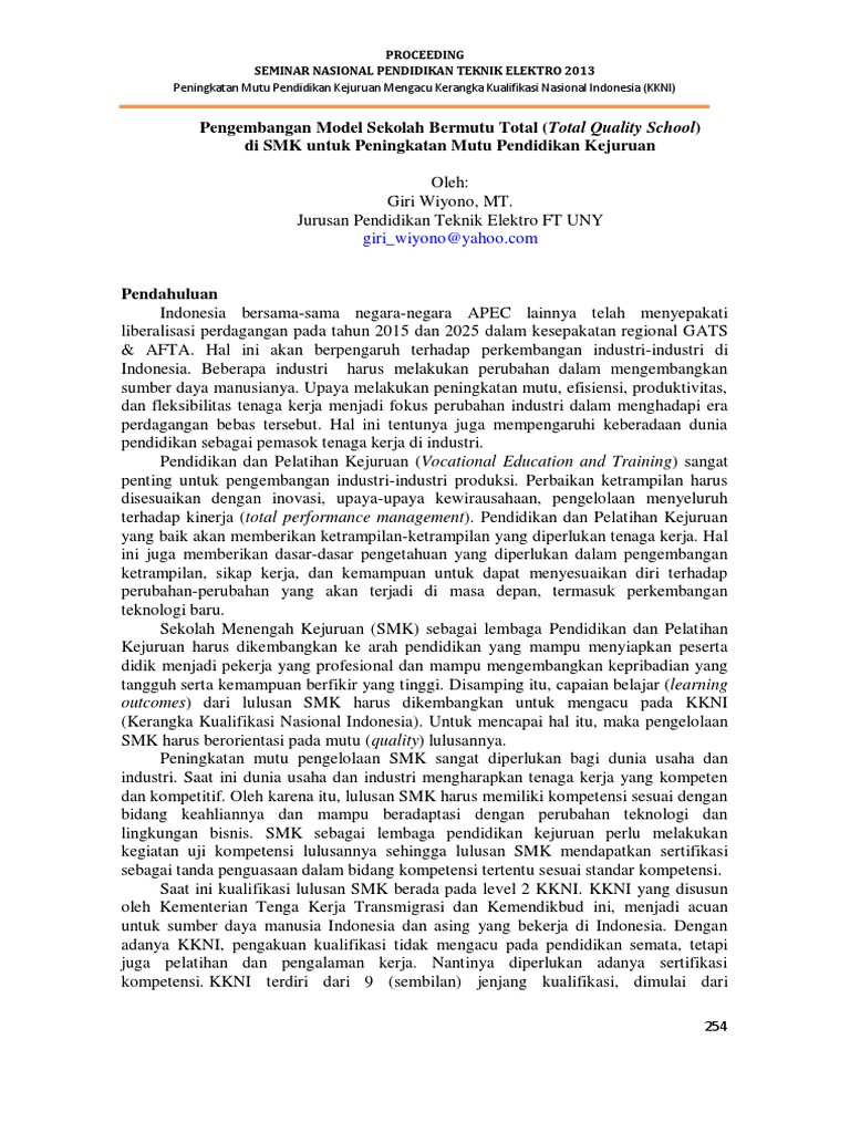 b7 Giri Wiyono Total Quality School | PDF