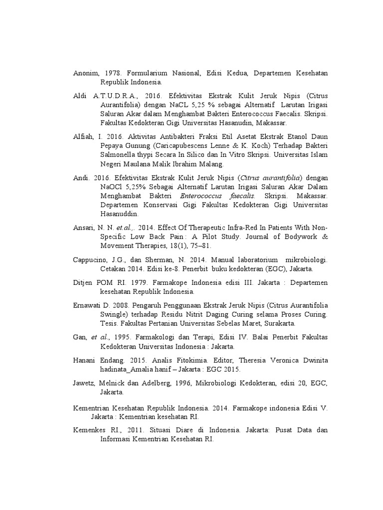 Dapus | PDF | Kesehatan Holistik | Sains & Matematika