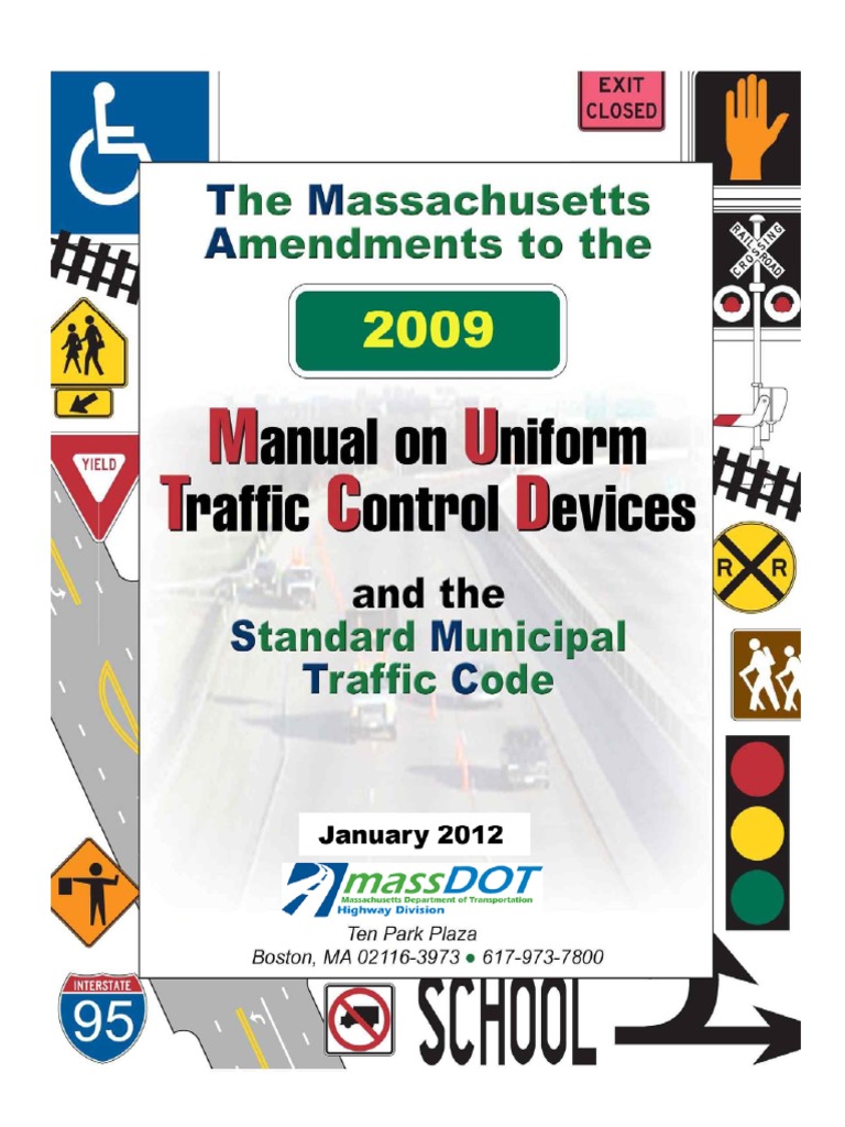 Massdot Highway Division January 2012 | PDF | Traffic | Street