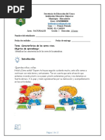 5° S29 Cuadernillo de Actividades-Profa Kempis | PDF | Hueso | Vitamina