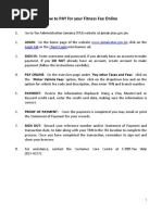 How To PAY For Your Fitness Fee Online: Login Tab Client Login | PDF ...