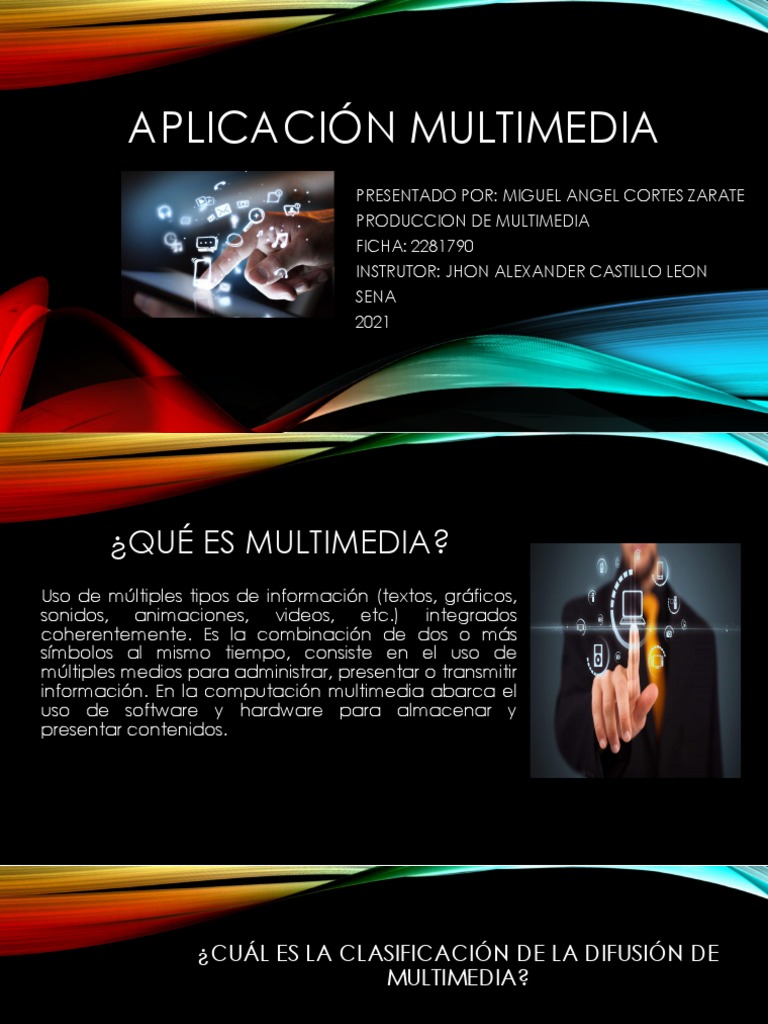 Aplicación Multimedia | PDF | Multimedia | Microsoft Windows