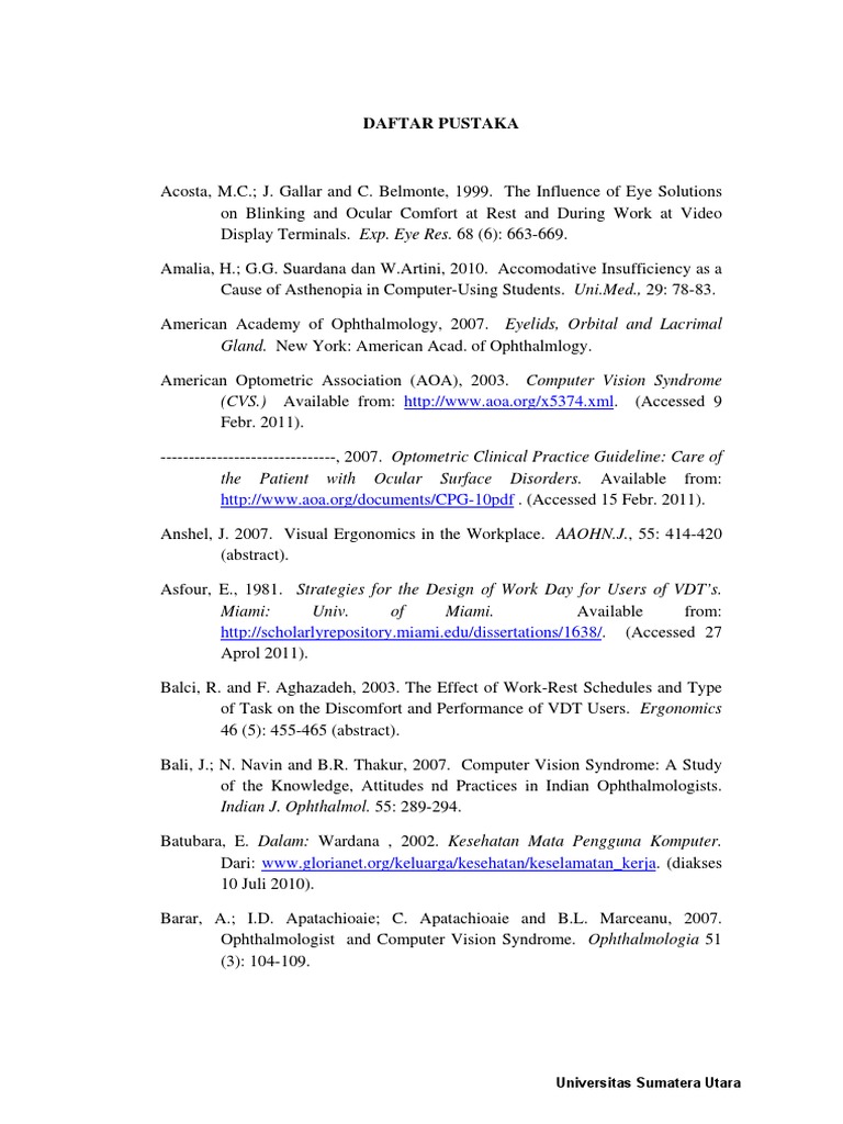 Lama Terpapar Dan Jarak Monitor Komputer Terhadap Gejala Computer ...
