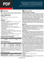 Ficha Tecnica Repemax Capa Fina (Intaco) - 1 | PDF | Hormigón | Pintar