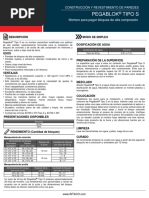 Ficha Tecnica Repemax Capa Fina (Intaco) - 1 | PDF | Hormigón | Pintar