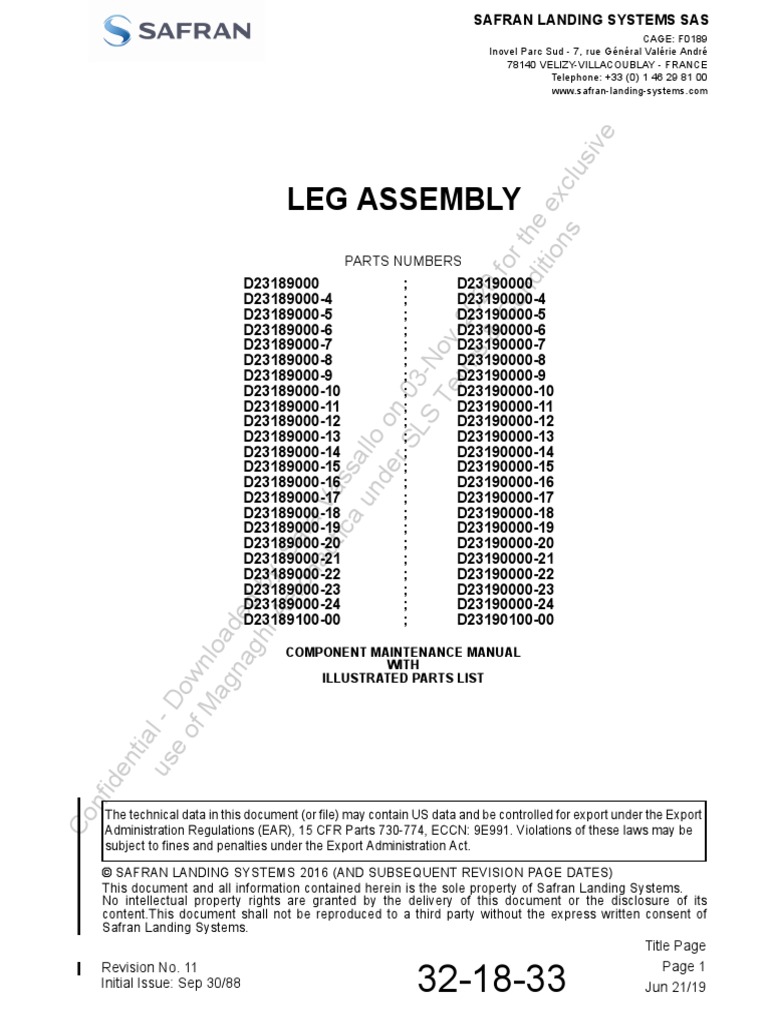 32-18-33 Rev 11 F0189 | PDF | Vehicles | Business