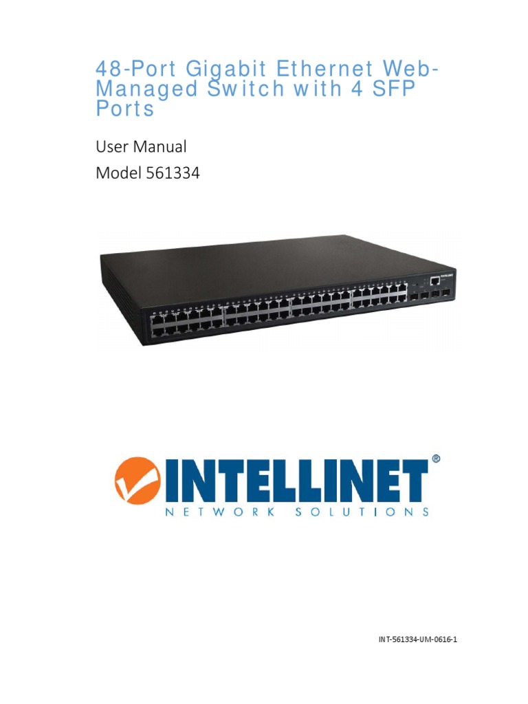 Intellinet - 561334 USer Manual | PDF | Ethernet | Computer Network