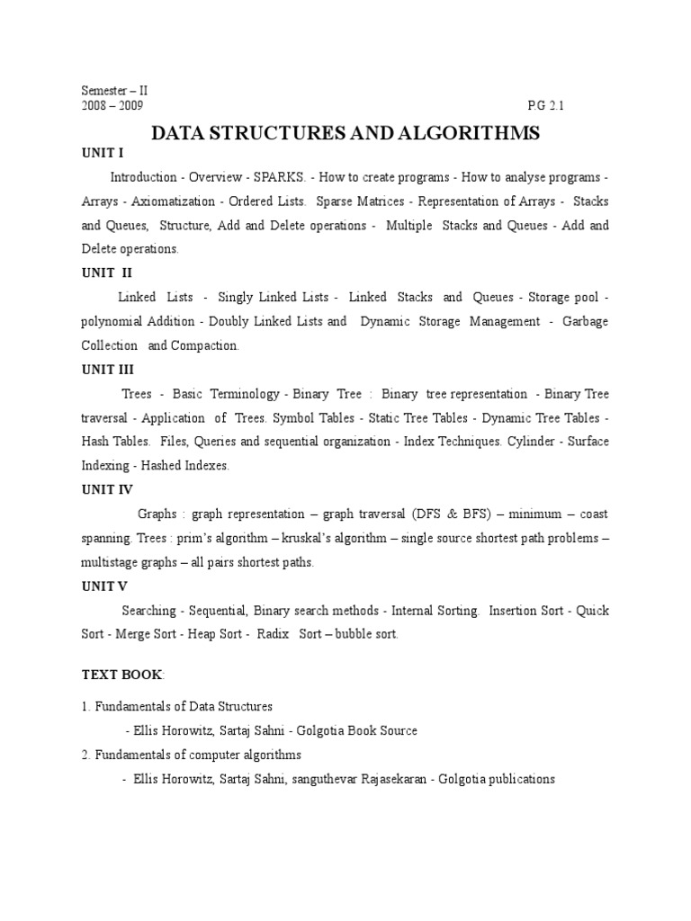 2nd Semester Syllabus | PDF | C++ | Constructor (Object Oriented Programming)