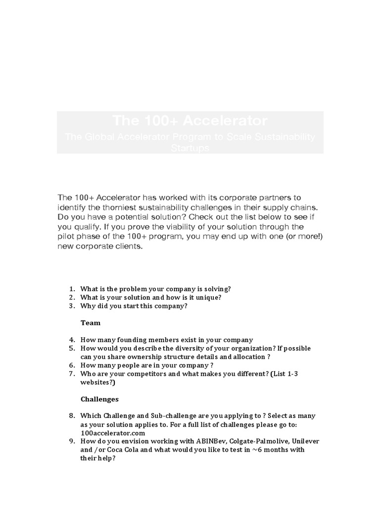 The 100+ Accelerator: The Global Accelerator Program To Scale ...