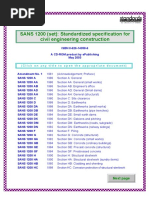 SABS 1200 - A To NB | PDF