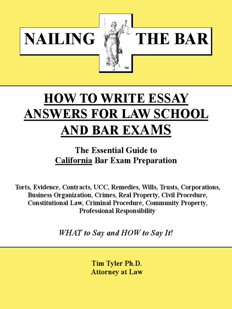 California Bar Exam Essay Guide | PDF | Tort | Test (Assessment)