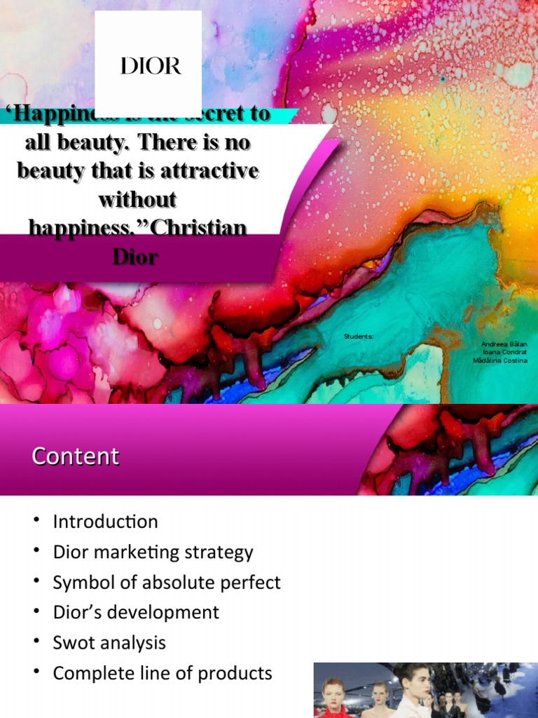 Dior | PDF | Brand | Fashion