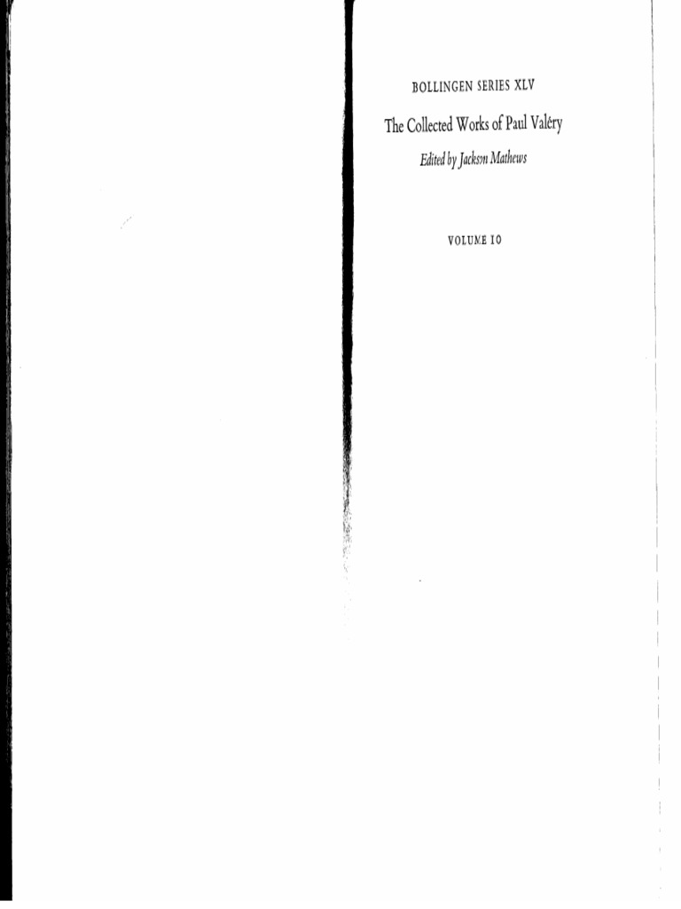 Valéry, Paul - Collected Works 10 - History and Politics) | PDF | Nous ...
