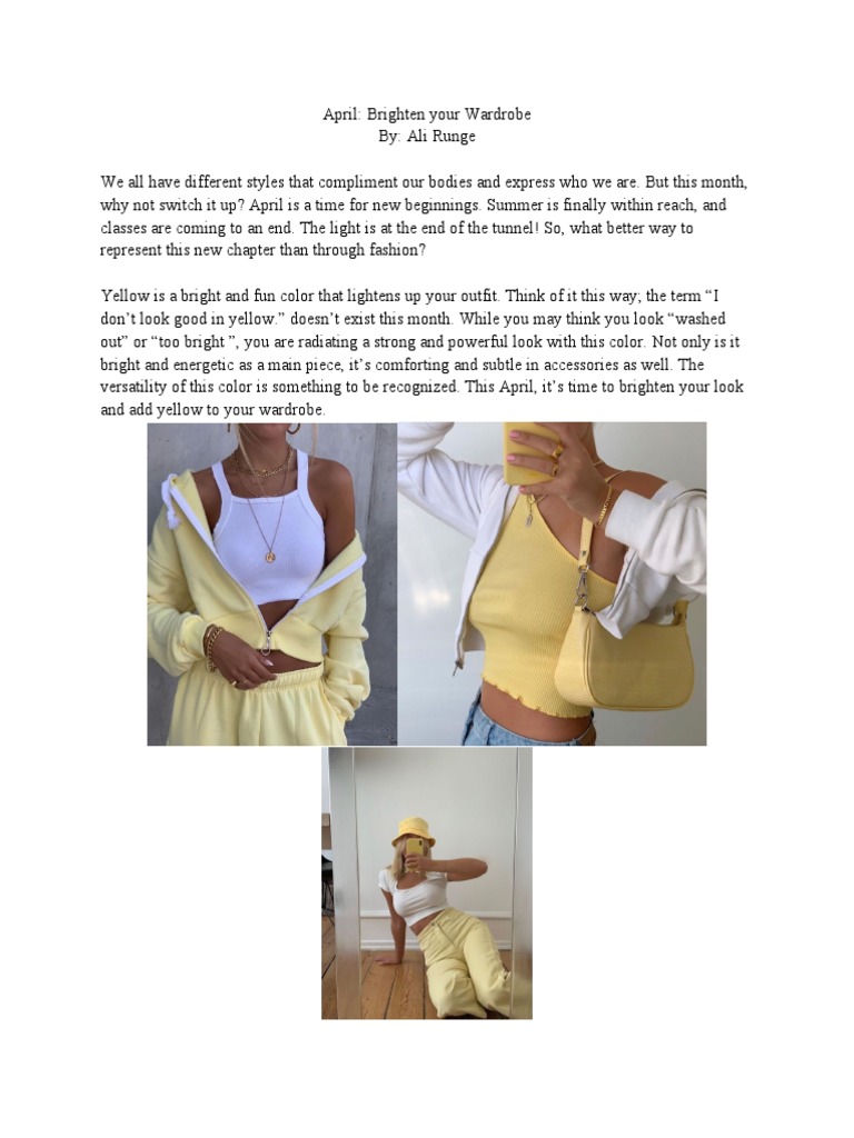 April Color of The Month | PDF | Lifestyle