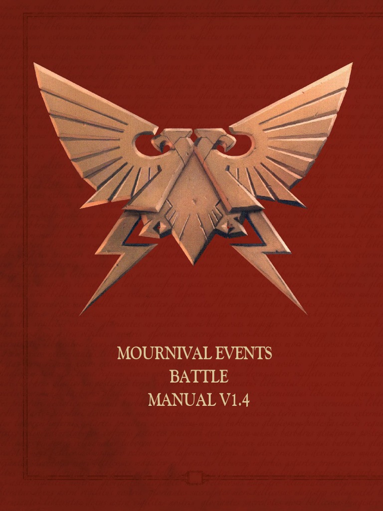 Mournival Events Battle Manual v1.4 A4 | PDF | Violence | Unrest