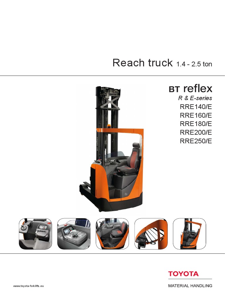 Toyota Reach Truck 1.4-2.5 Ton Specifications | PDF | Alternating ...