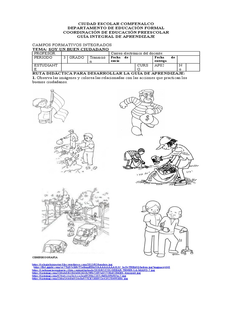 Actividades para ser un buen ciudadano | PDF | Arte