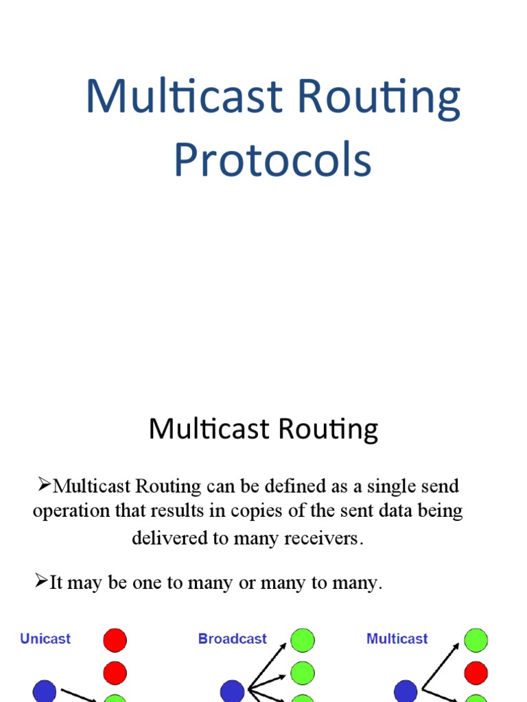 Multicast Routing Protocol Pdf Routing Multicast